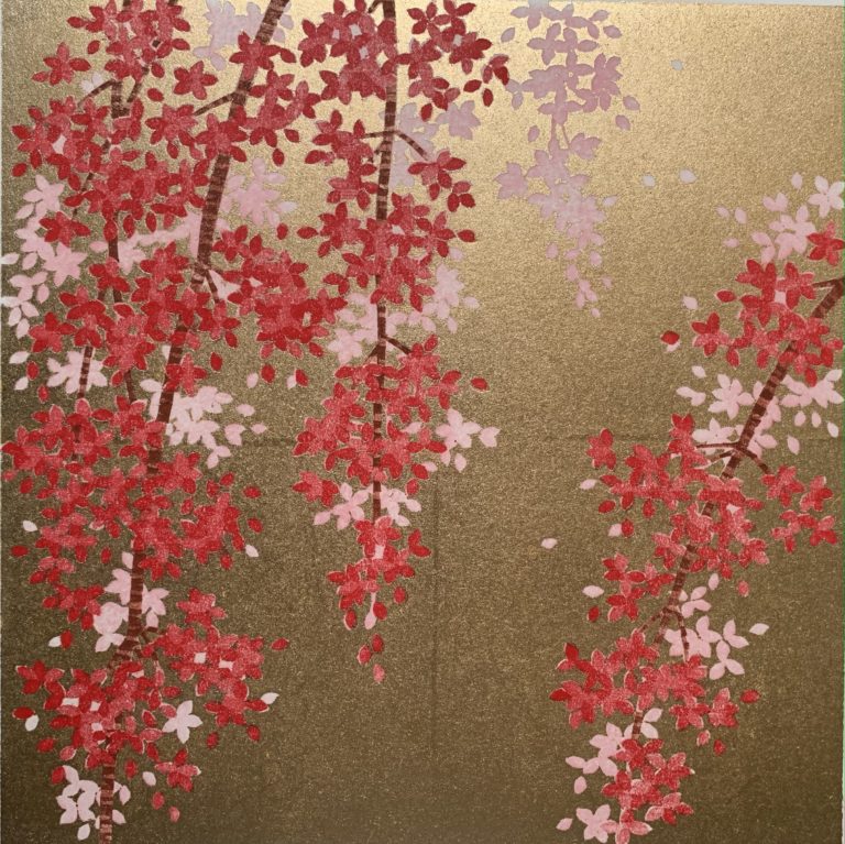 "Weeping cherry 22" signed and numbered by artist : 17/200 | Kyotoprints
