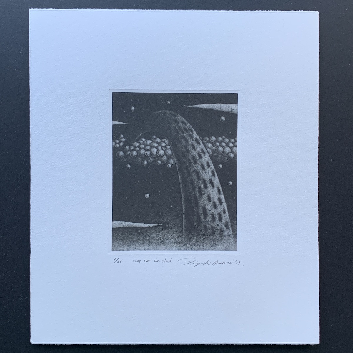 Hiroyuki Omori: "Jump over the cloud" e.d. 6/50.