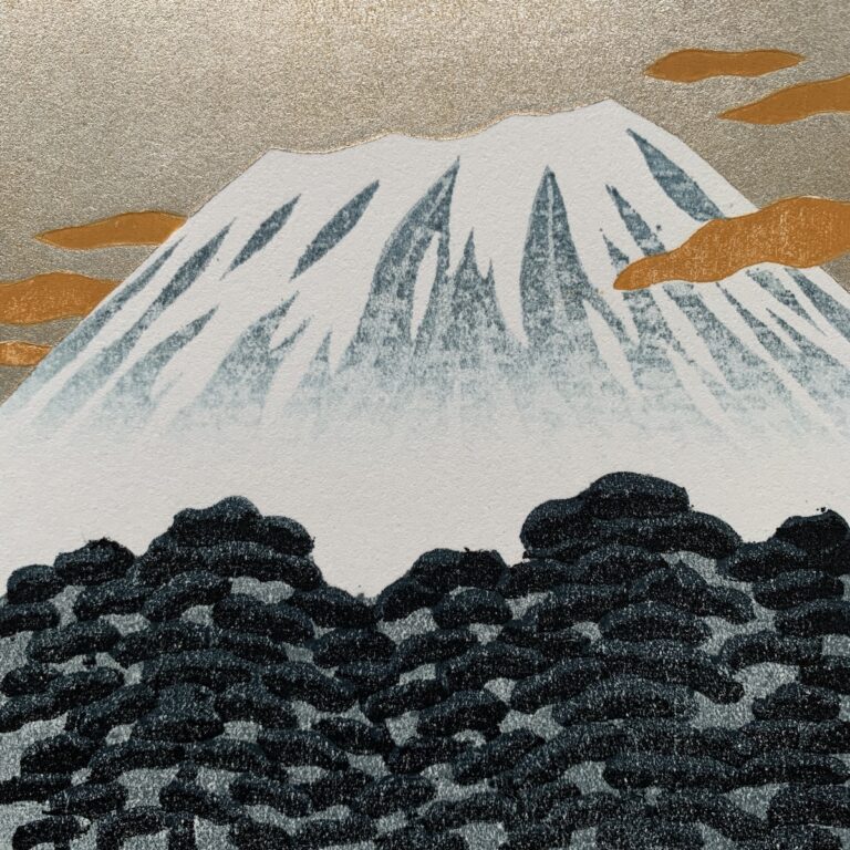 Botanical art by, Hajime Namiki: "Fuji 18", publishing year 2021